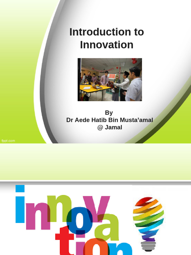 Week 1 - Introduction To Innovation | PDF
