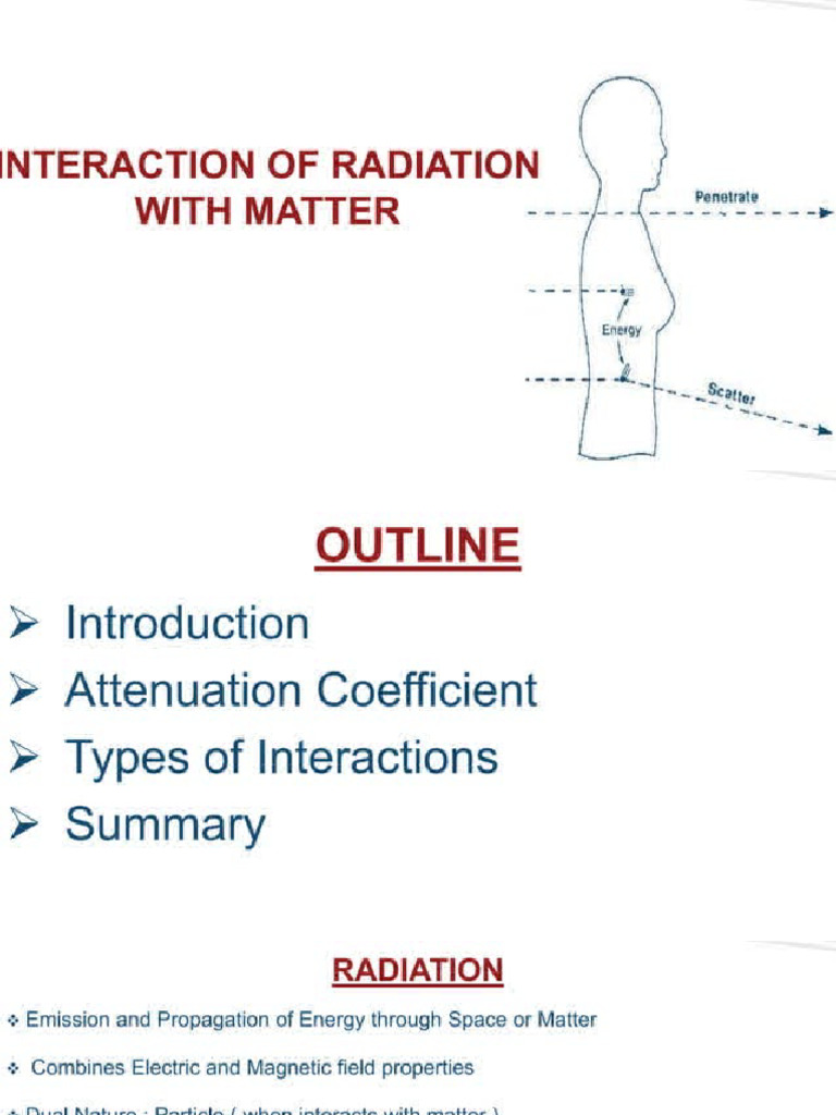 Interaction With Matter | PDF