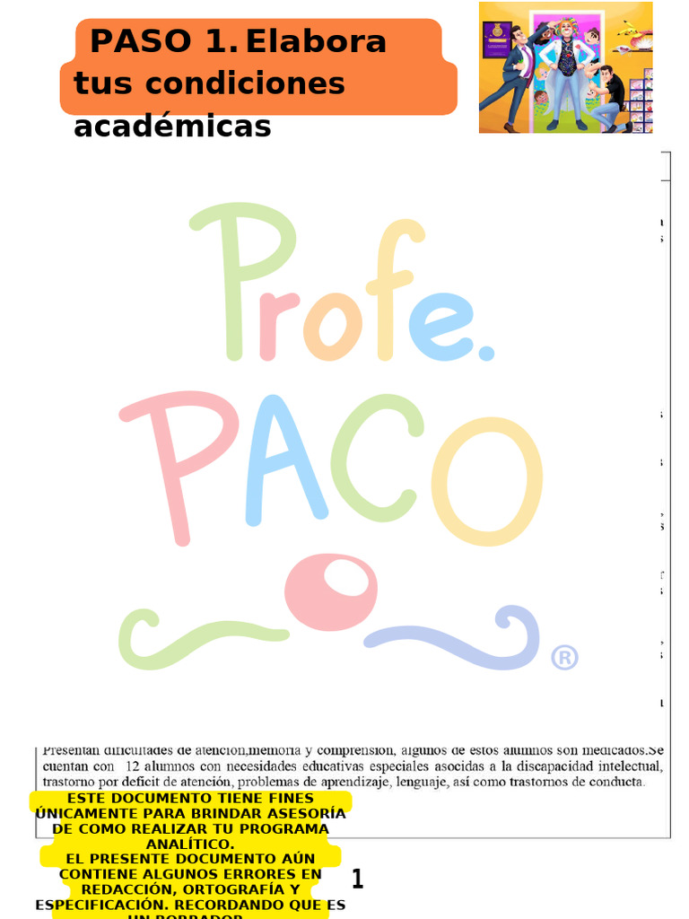 Ejemplo Analítico ProfePaco | PDF