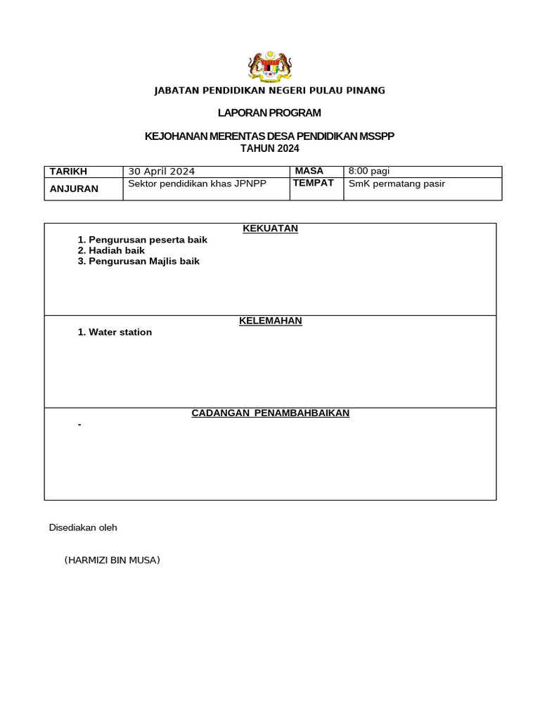 Borang Post-Mortem MD MSSPP 2024 | PDF