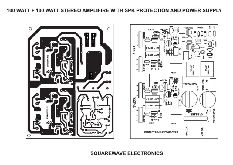 100w-100w Ampli | PDF