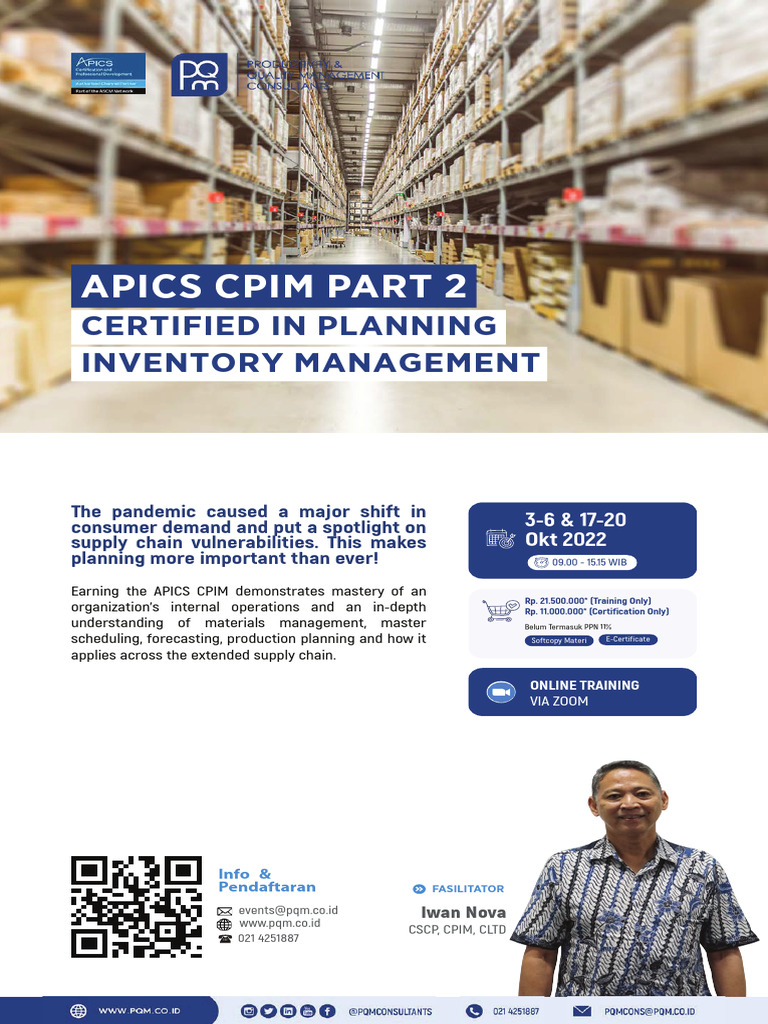 Apics Cpim Part Oct | PDF