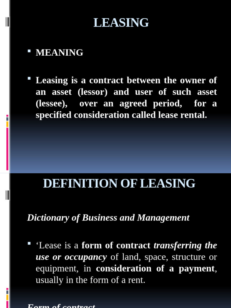 2.2 Leasing | PDF