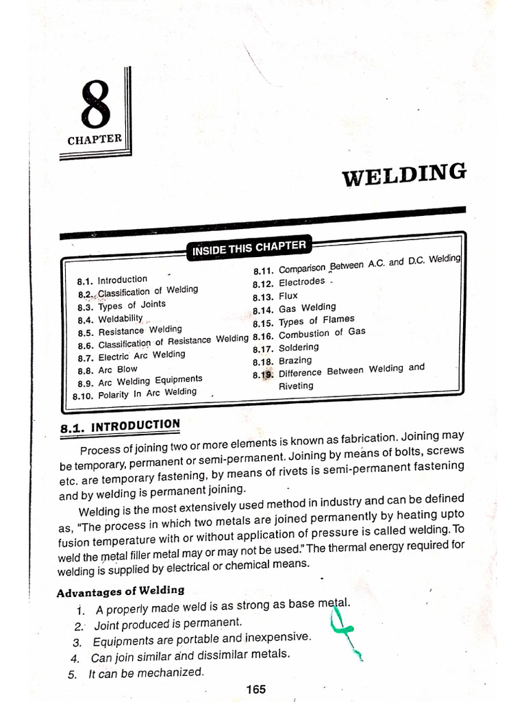 MEE 313 Lecture Note (Welding) | PDF
