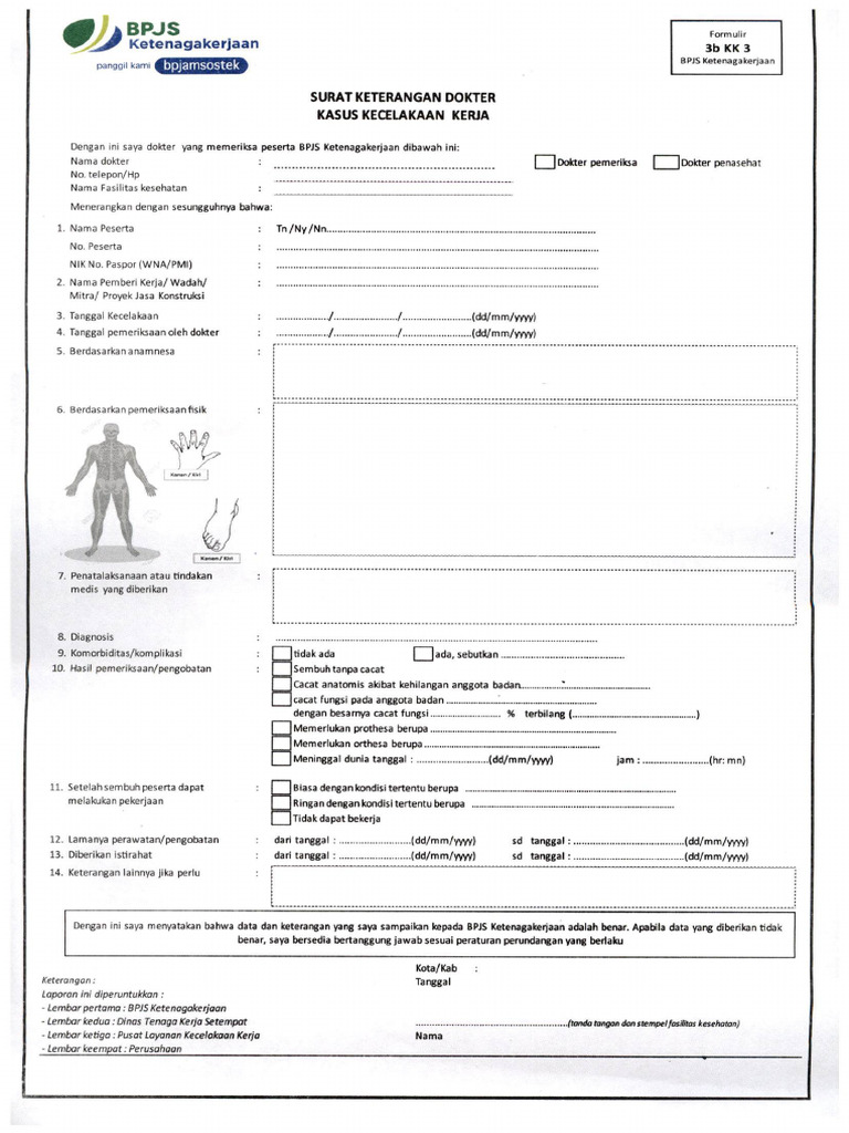 Form KK3 BPJS TK | PDF