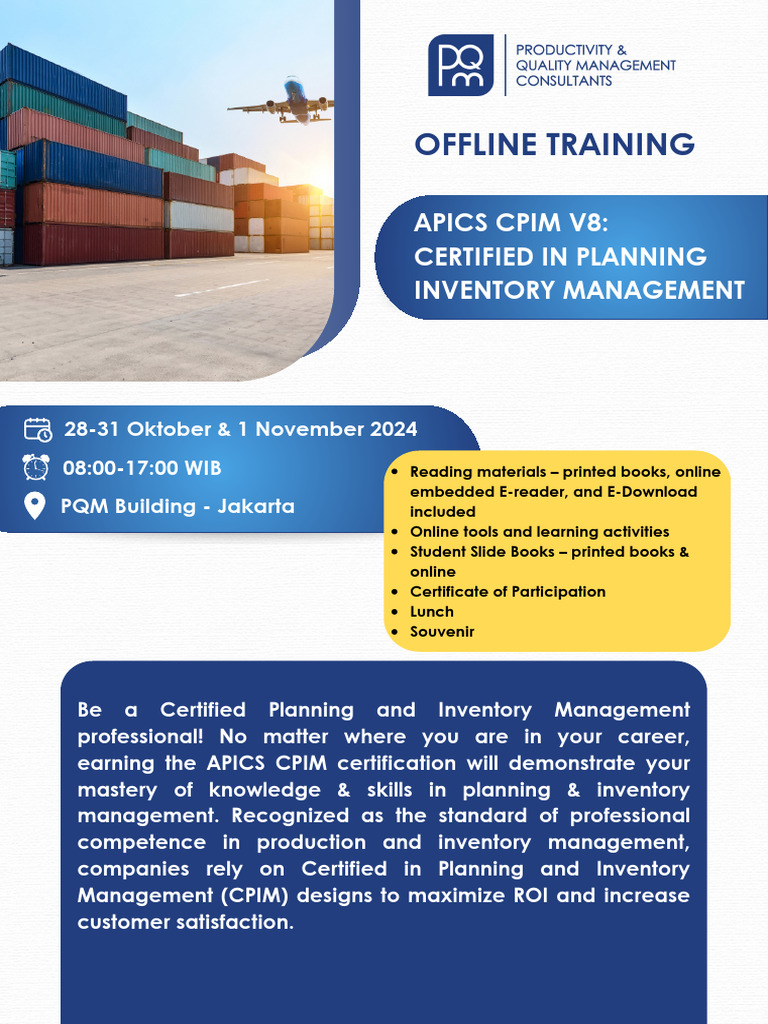 Apics Cpim - 2024 | PDF