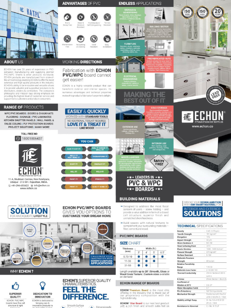Echon PVC WPC Product EBrochure-2 | PDF