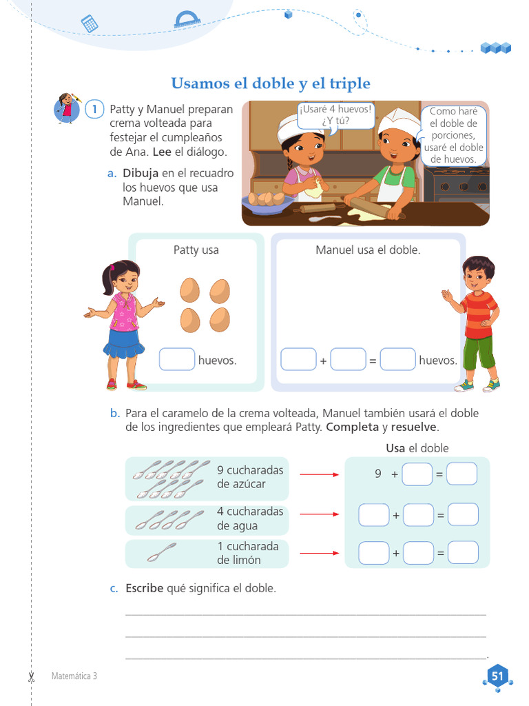 ANEXO Sesion 10 de Septiembre Matematica Doble y Triple de Un Numero | PDF