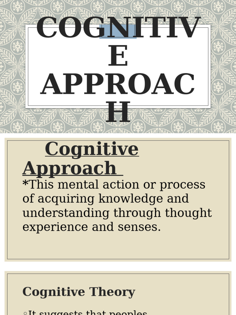 Cognitive SB OG | PDF