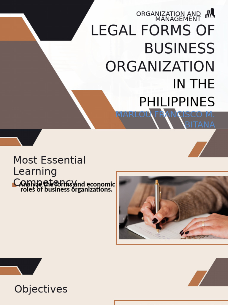 Forms of Business Organization | PDF