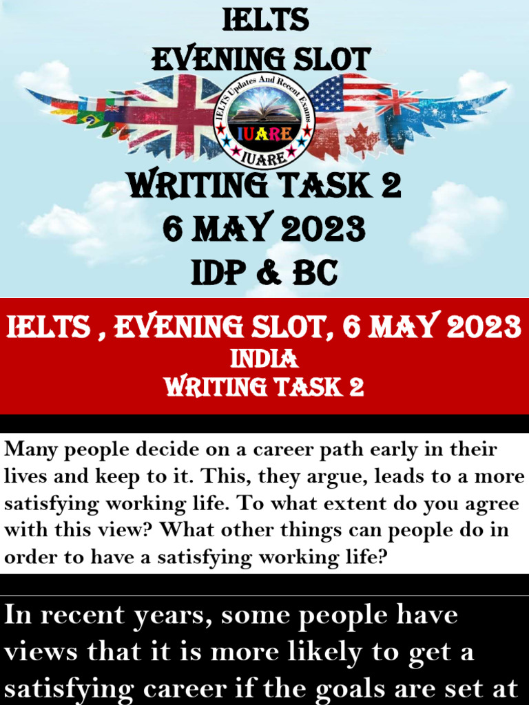 6 May 2023 Writing Task 2 Evening | PDF