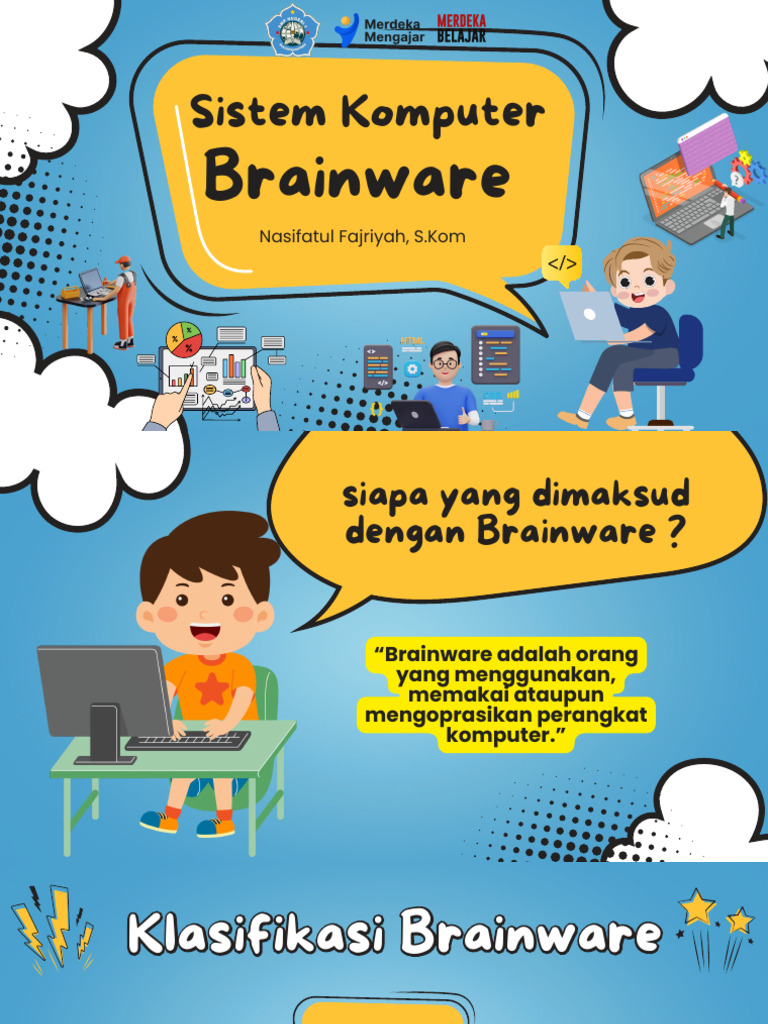 6. Brainware - sistem komputer | PDF