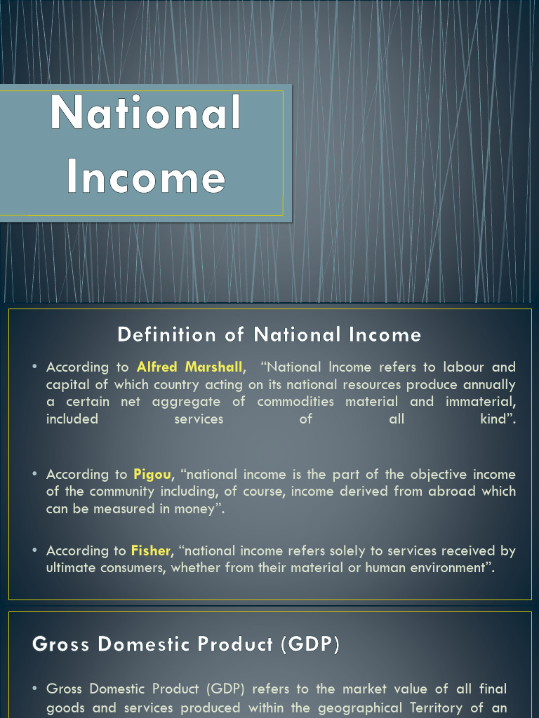 National Income | PDF