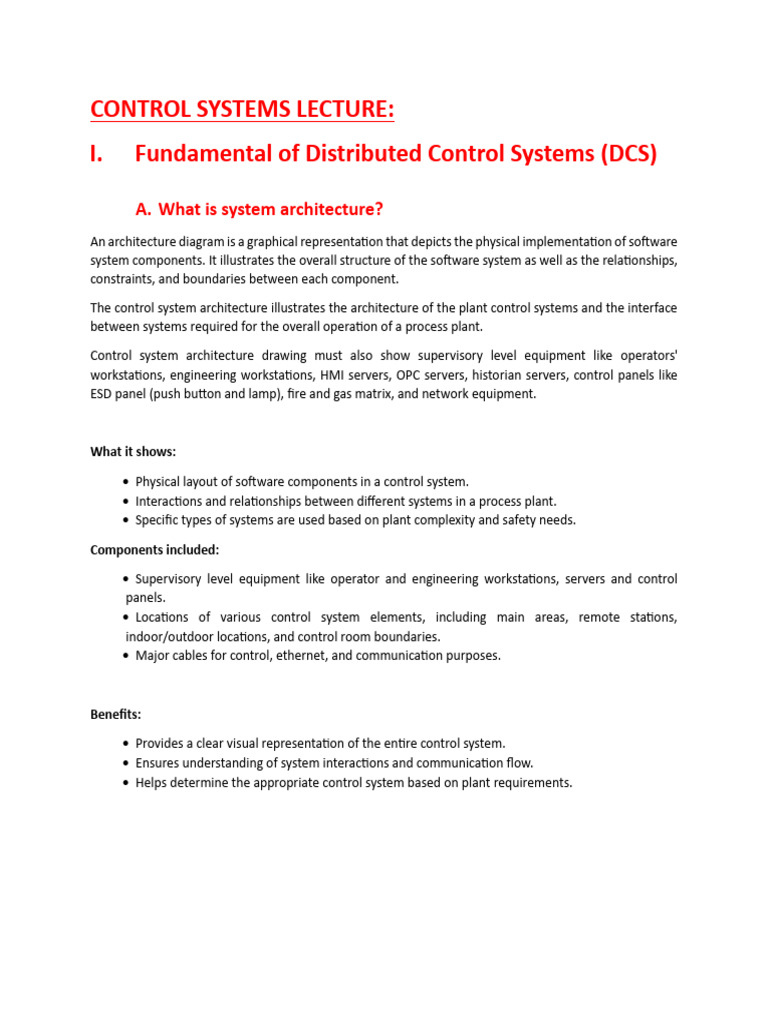 Control Systems Lecture | PDF