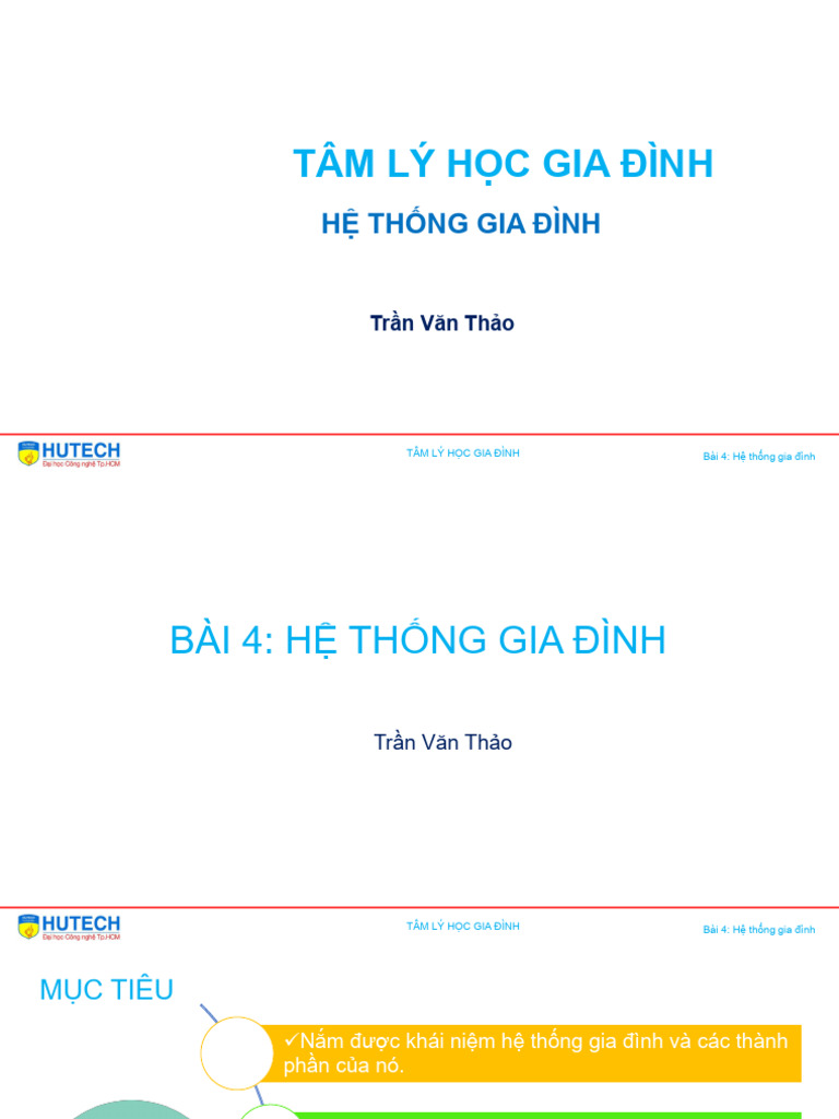 PSY109+HK2-2023-2024 - Slide Bài Giảng - Psy114 - Tamlyhocgiadinh - Bai4 | PDF