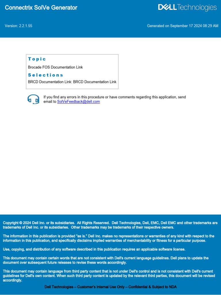 Connectrix - Brocade FOS Documentation Link-BRCD Documentation Link | PDF | Trademark | Computers