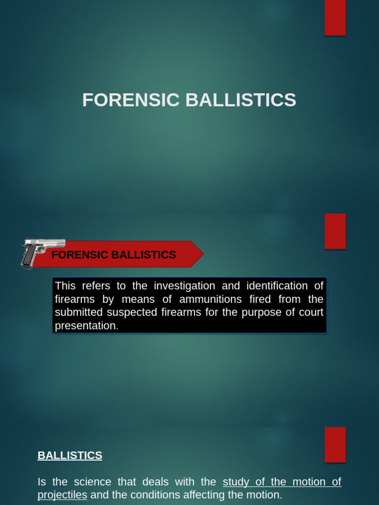 3.forensic Ballistics | PDF