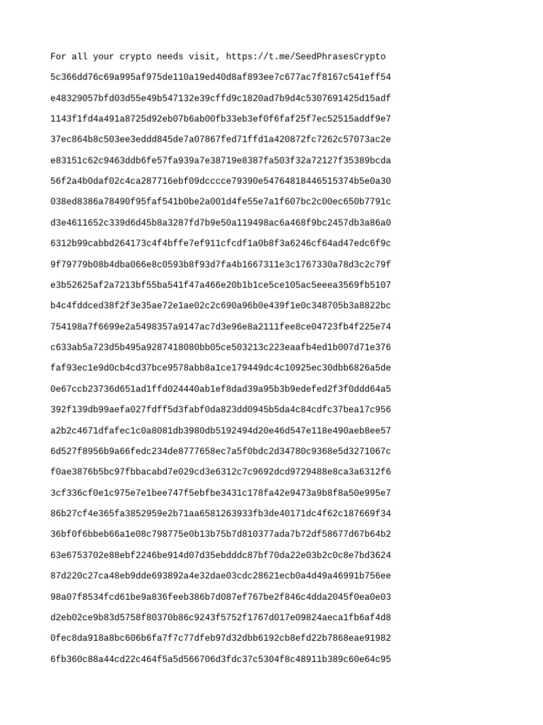 ETH Wallet Private Key List | PDF | Computers