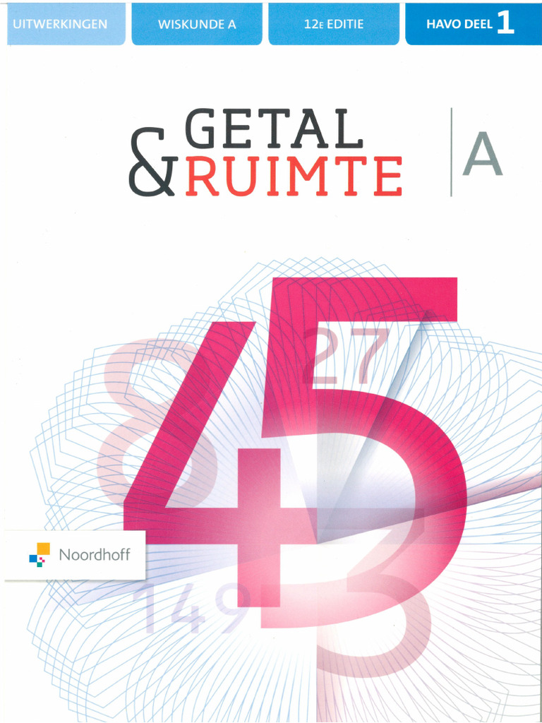 Getal&Ruimte havo wiA deel 1 | PDF