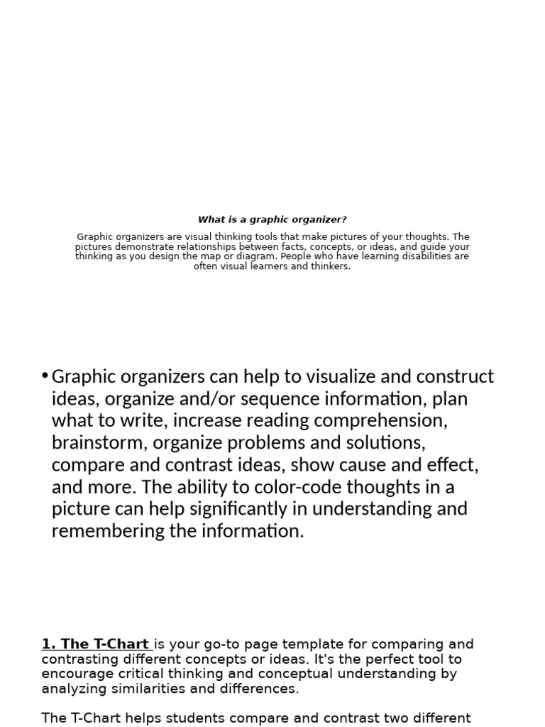 Graphic Organizers | PDF