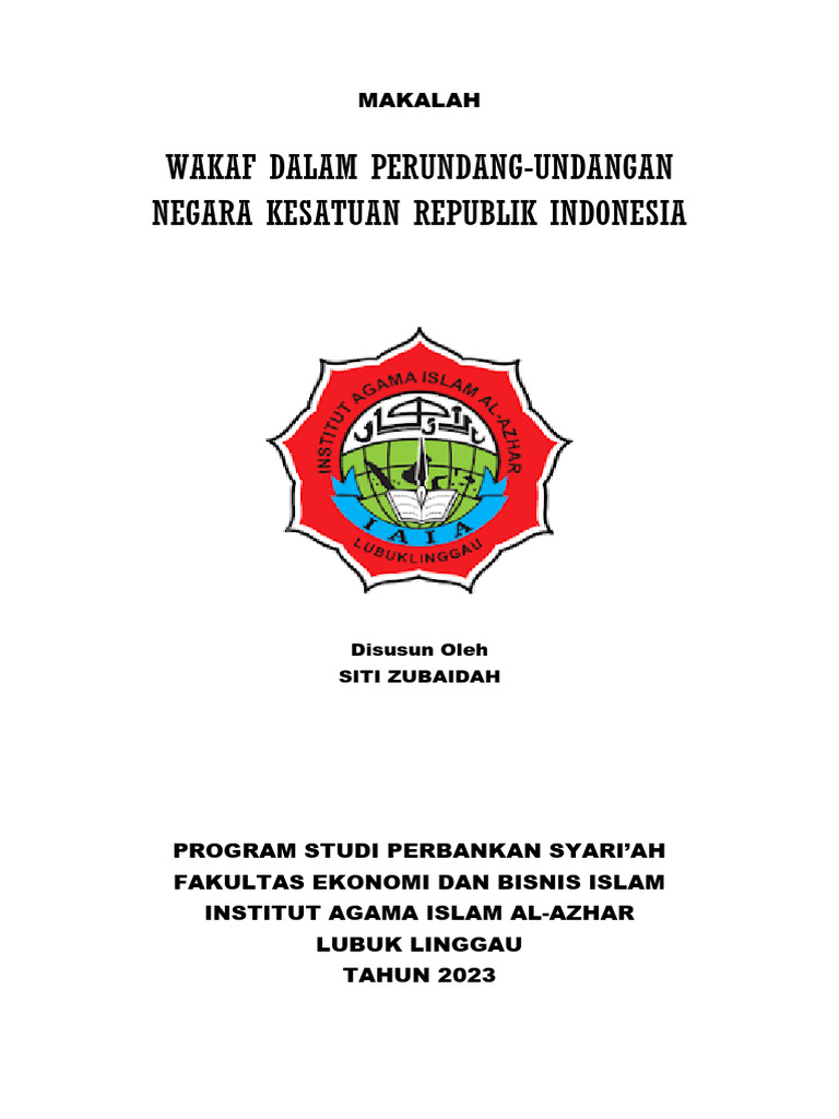 Wakaf Nkri | PDF