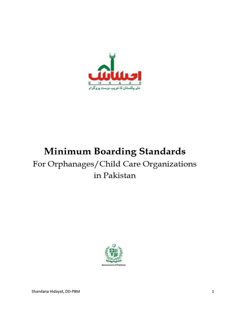 Minimum Boarding Standards | PDF