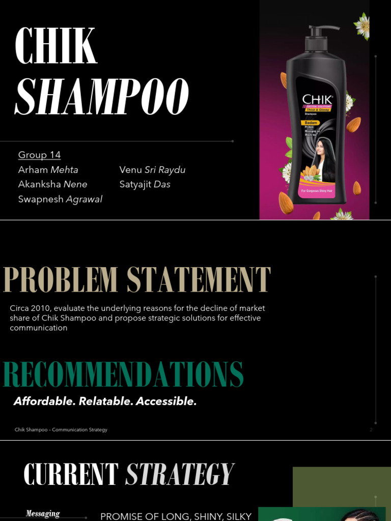 Chik Shampoo Communication Analysis | PDF