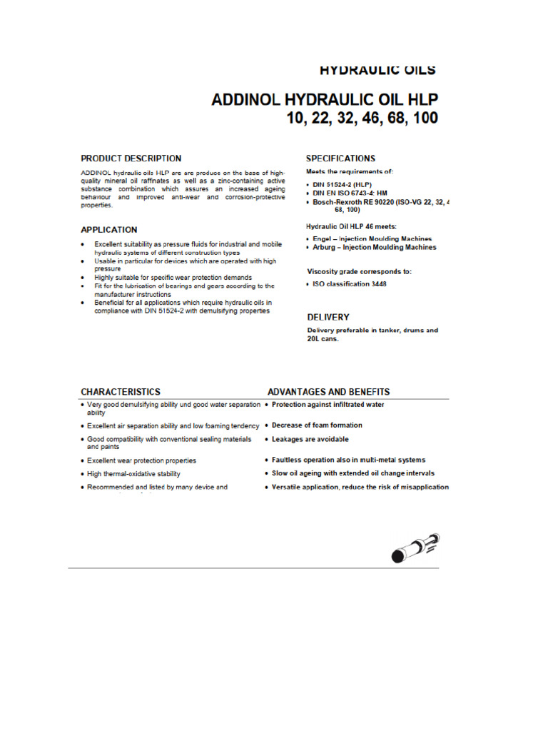 Oil Specs | PDF
