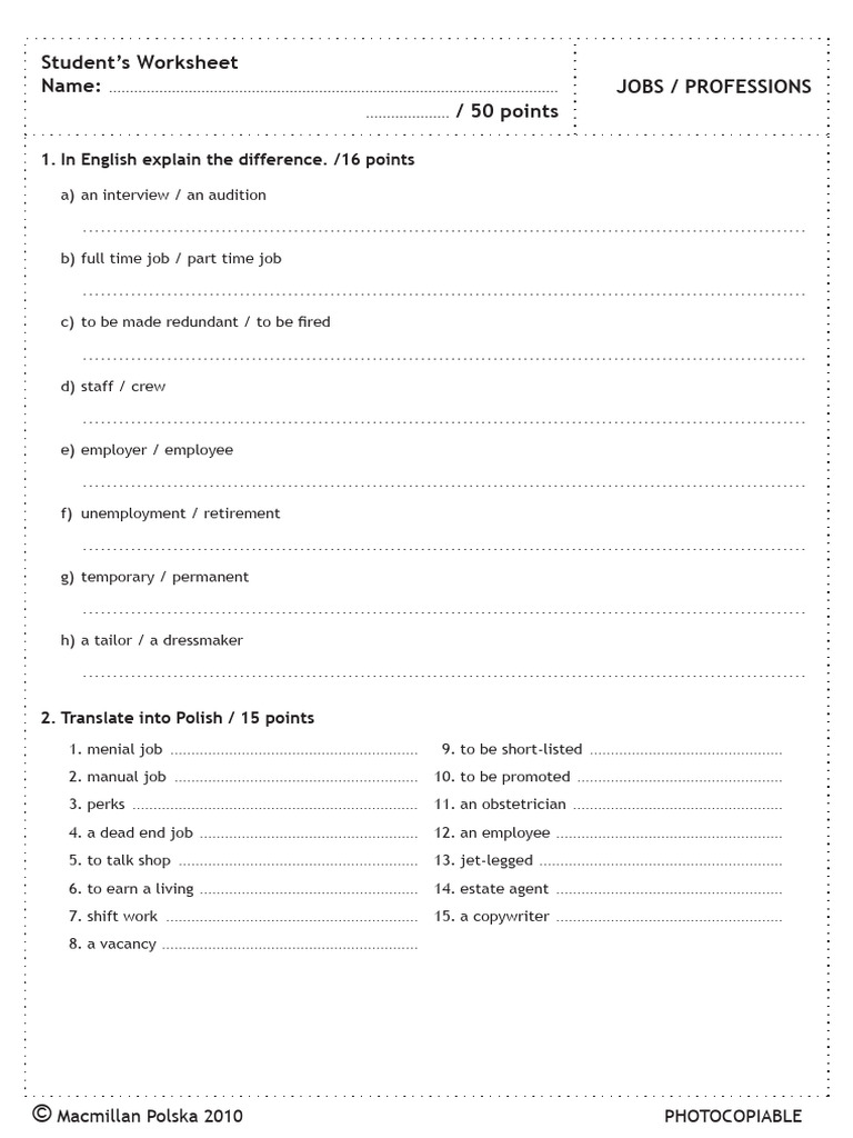 Sw-Jobs Professions | PDF