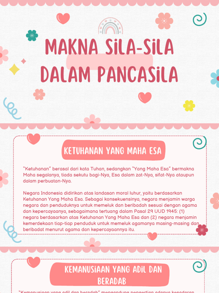Makna Sila-Sila Dalam Pancasila 2 | PDF