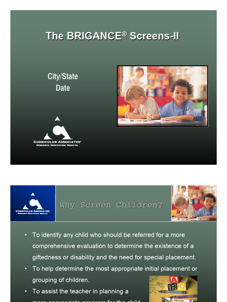 Brigance Developmental Milestones | PDF | World Wide Web | Career & Growth