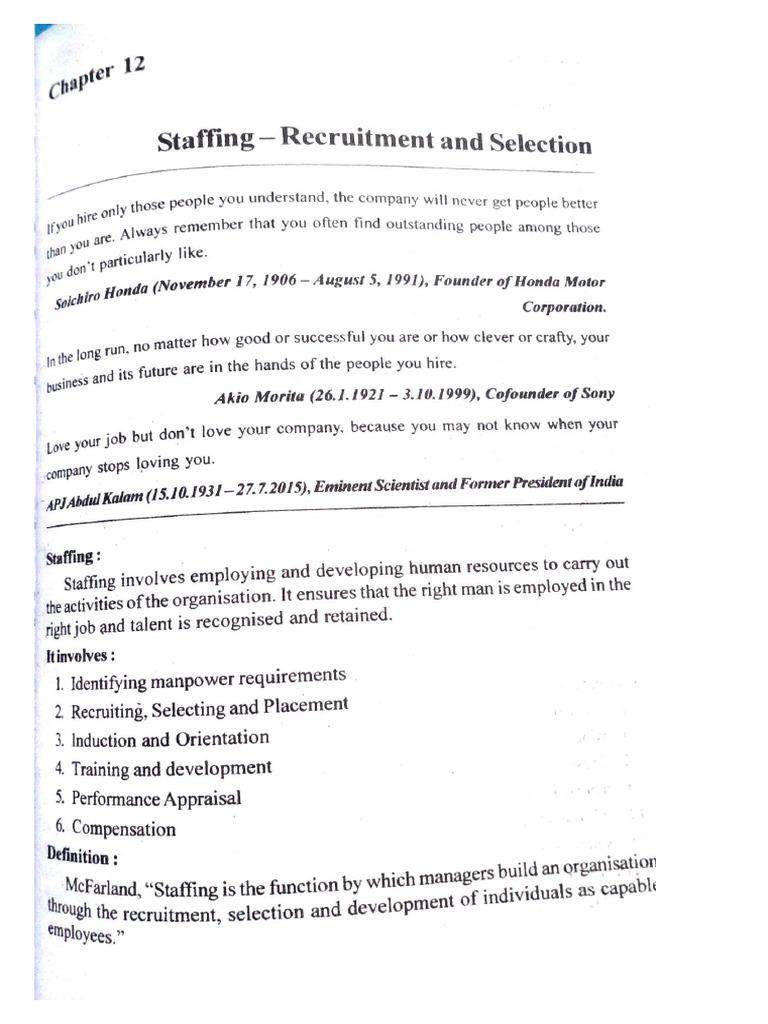 4th Unit Principles of Management | PDF