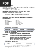 Tahas, Basal, Lansakan Worksheet | PDF