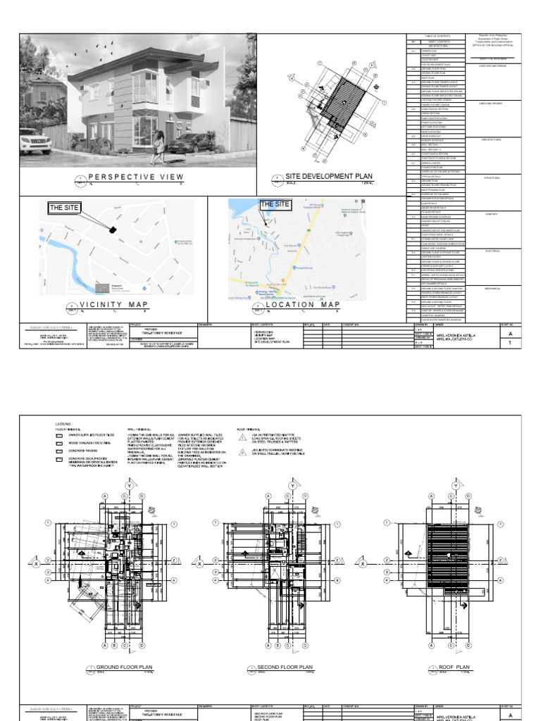 Ms. Catleya Co Complete Drawing Plans | PDF