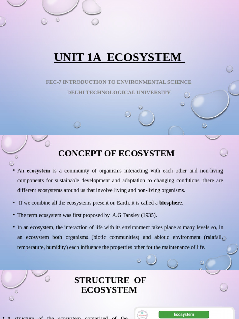 Ecosystem | PDF
