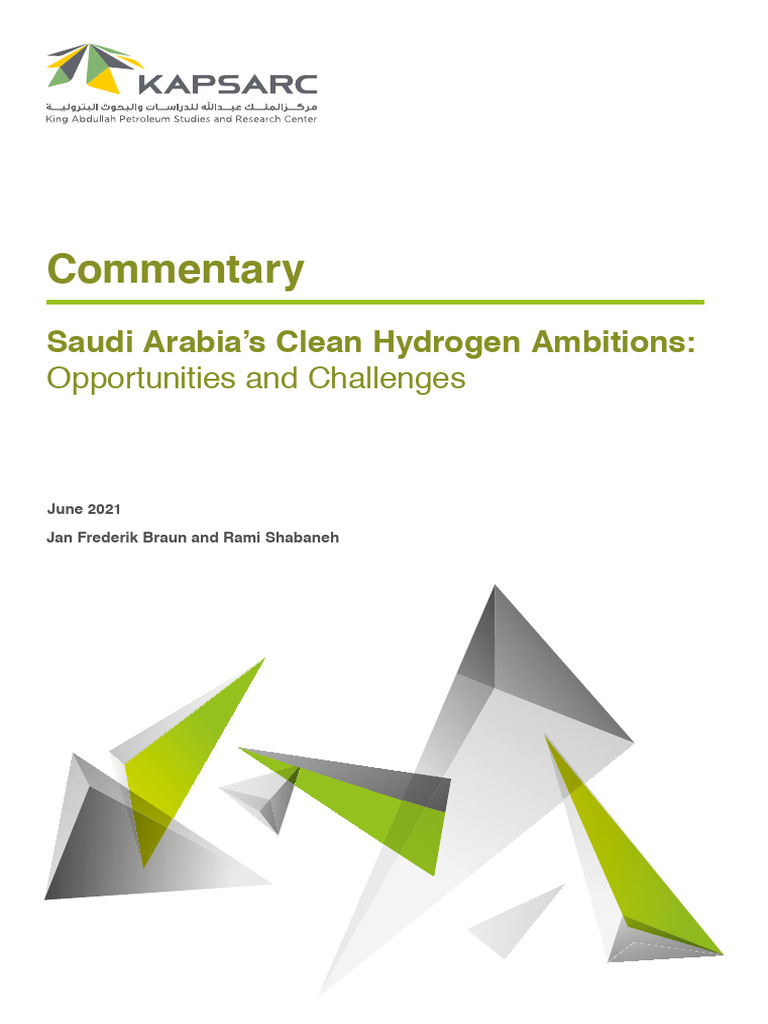 KS 2021 CO09 Saudi Arabia's Clean Hydrogen Ambitions Opportunities and ...