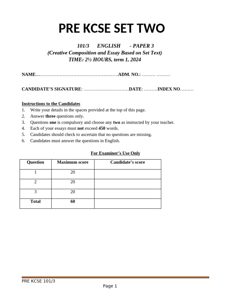 English PP3 | PDF
