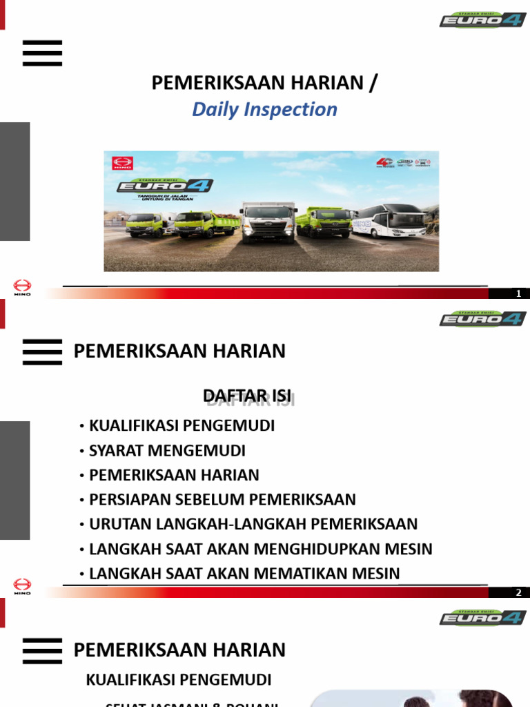 Daily Inspection | PDF