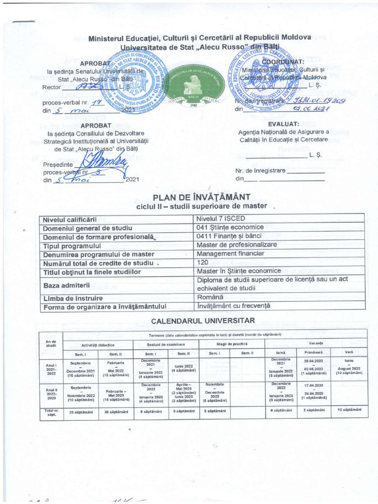 Plan 2021 MF Master | PDF