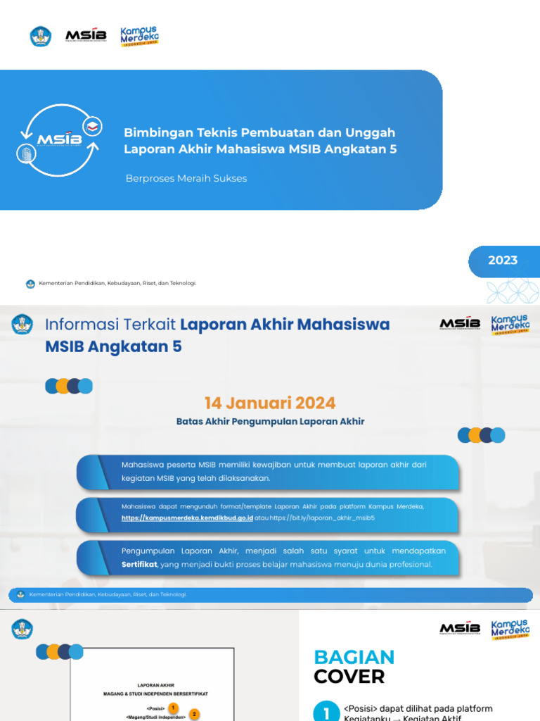 Paparan Sapa Mahasiswa MSIB Angkatan 5 - Laporan Akhir | PDF