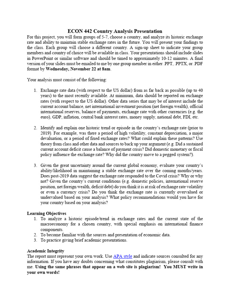Econ 442 Final Project | PDF