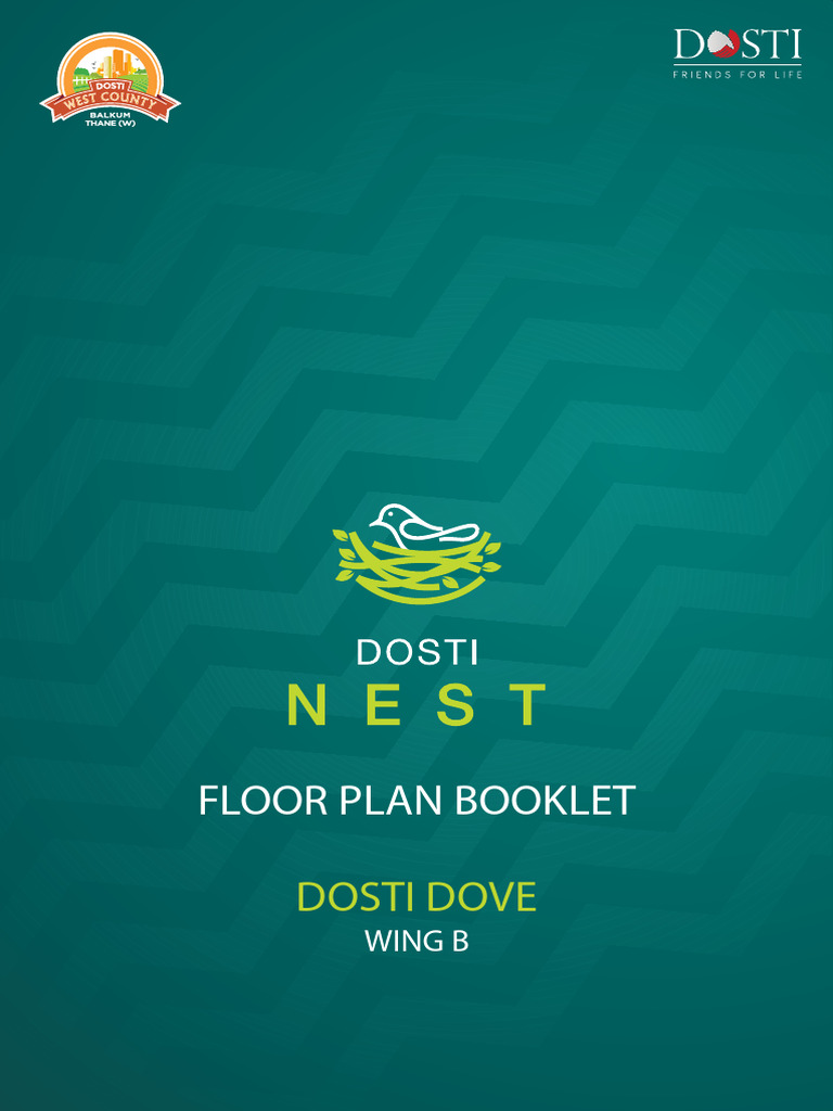 Dosti Dove @dosti Nest, DWC - Thane (W) Efloor Plan Booklet | PDF