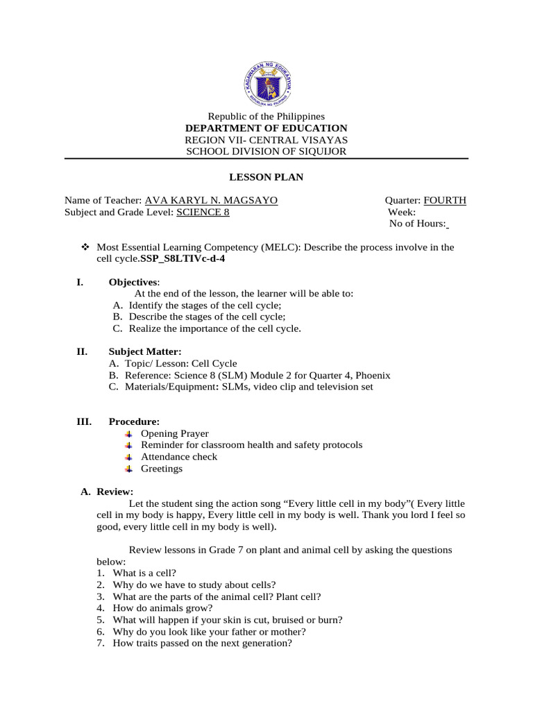 module-2-1.cell-cycle | PDF