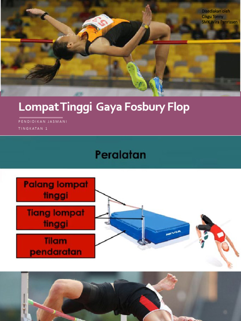 Lompat Tinggi Gaya Fosbury Flop | PDF