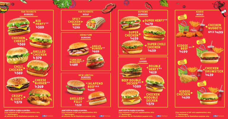 Herfy - New Menu - 2024 | PDF