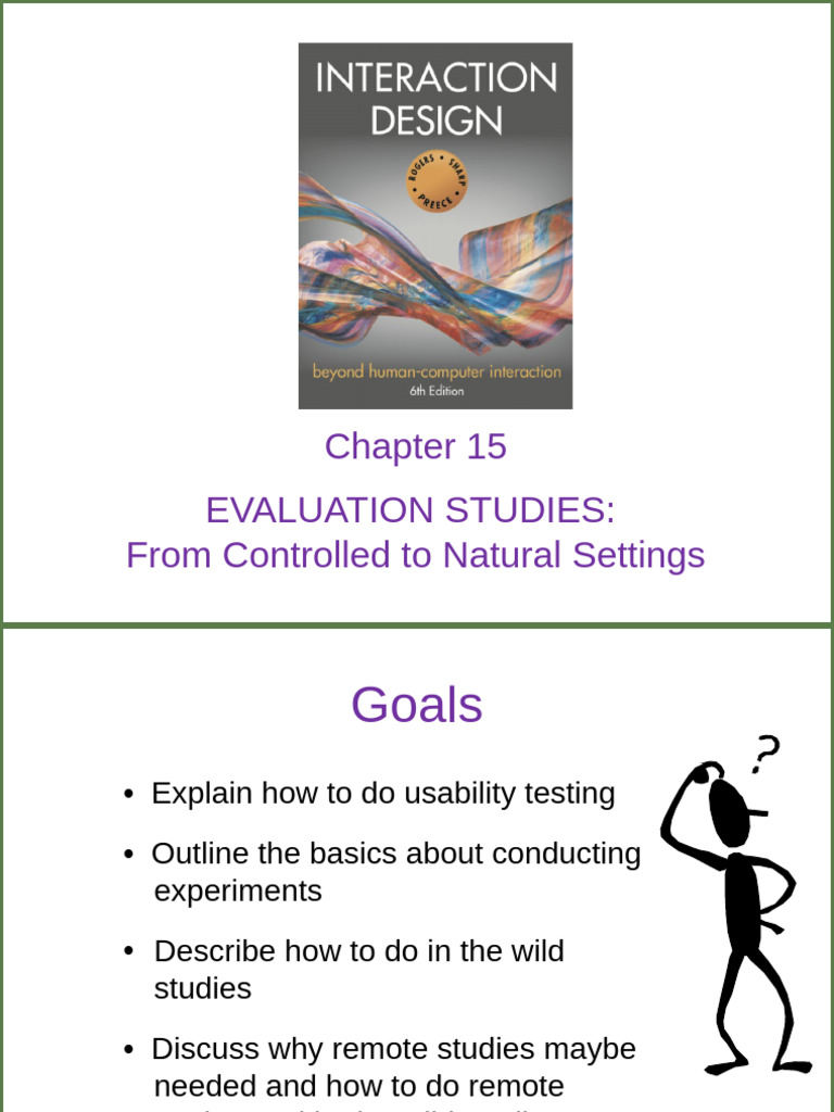 Ch15 Evaluation Studies | PDF