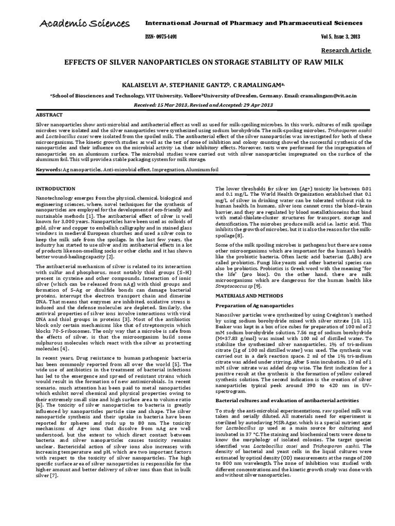 Silver Nitrate | PDF