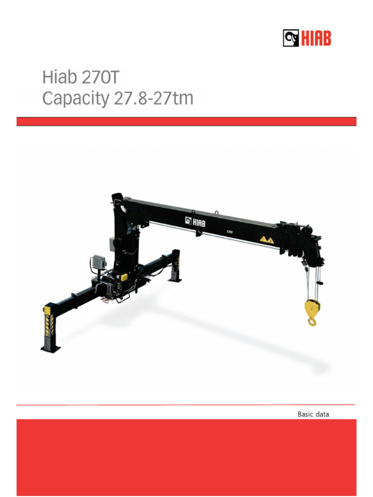 HIAB 270T-5 | PDF