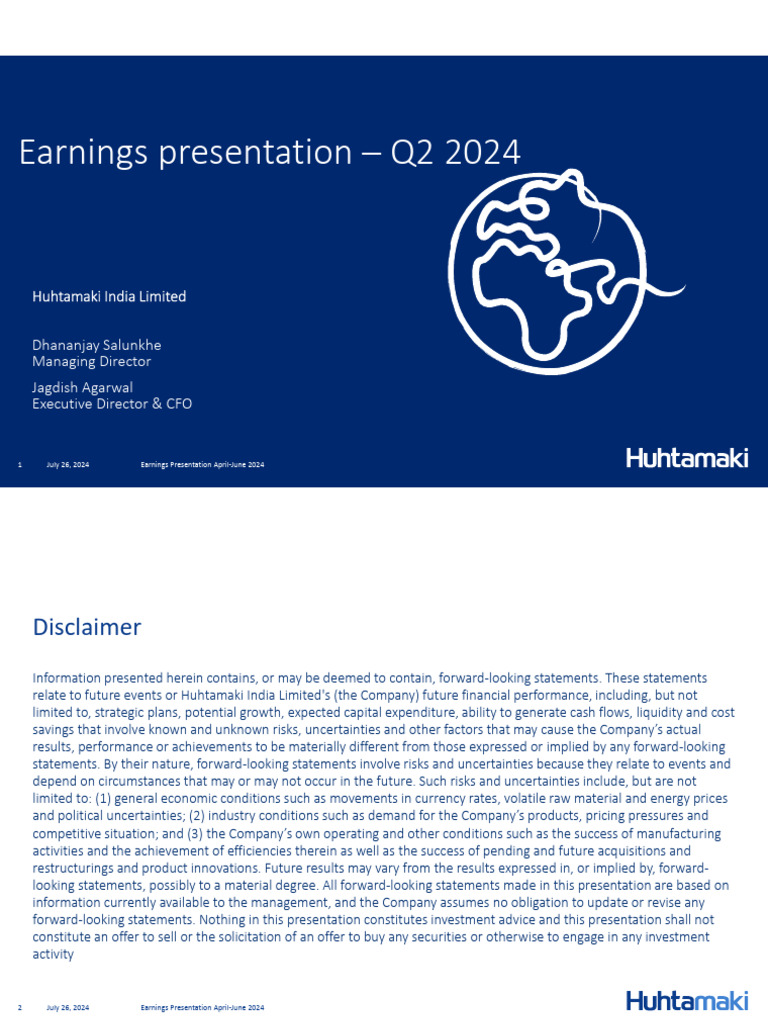Investor Presentation q2 2024 | PDF