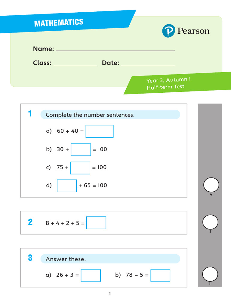 Ip PT Ip Maths Y3 t1ht2022 | PDF